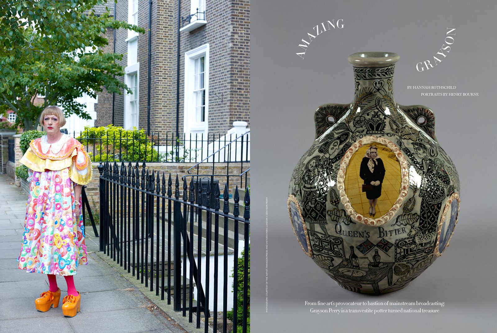 Grayson Perry Harper’s Bazaar - HENRY BOURNE