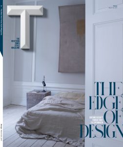 T. THE NEW YORK TIMES STYLE MAGAZINE, DESIGN ISSUE COVER – HENRY BOURNE